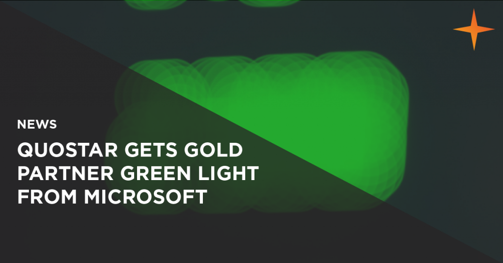 QuoStar gets gold partner green lights from Microsoft - QuoStar